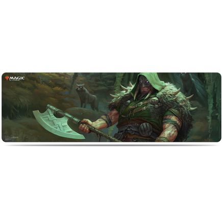 Throne of Eldraine Garruk, Cursed Huntsman Table Playmat for Magic (8ft ...