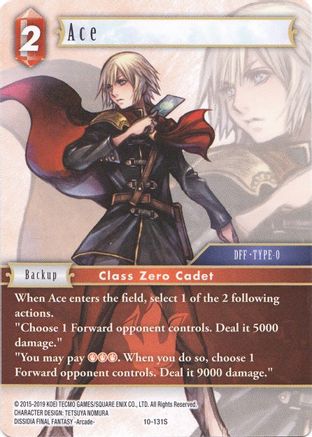 Ace (Starter) - Opus X - Final Fantasy TCG
