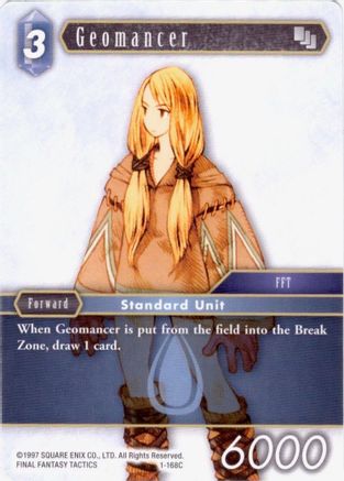 Geomancer (Female Unit) - 1-168C - Deck Exclusive Cards - Final Fantasy TCG