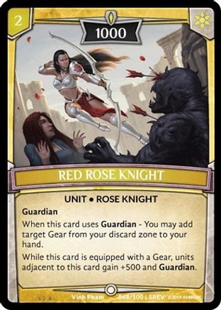 Red Rose Knight - Revelations - Argent Saga TCG