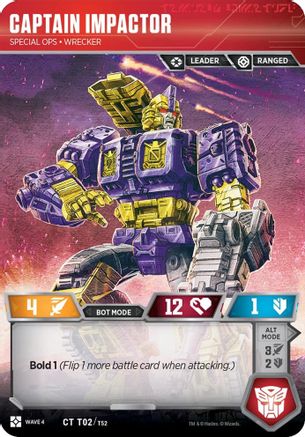 Captain Impactor - Special Ops Wrecker - War for Cybertron: Siege II ...