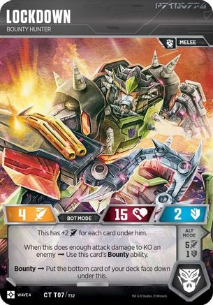 Lockdown - Bounty Hunter - War for Cybertron: Siege II - Transformers TCG