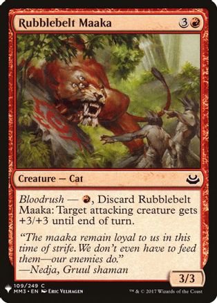 Rubblebelt Maaka - The List Reprints - Magic: The Gathering