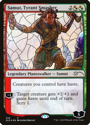 Samut, Tyrant Smasher (Stained Glass) - Secret Lair Drop Series - Magic ...