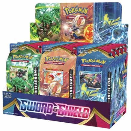 Sword & Shield Theme Deck Display - SWSH01: Sword & Shield Base Set ...