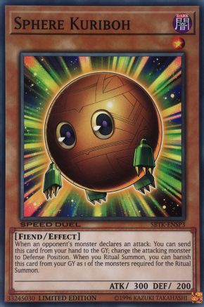 Sphere Kuriboh - Speed Duel: Trials of the Kingdom - YuGiOh