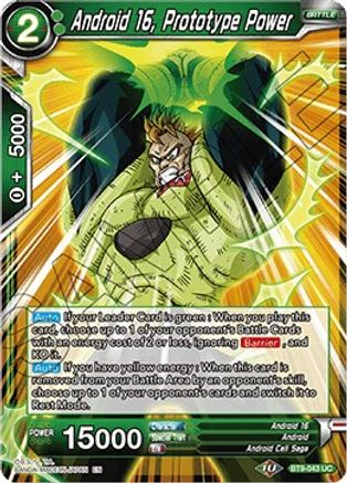 Android 16, Prototype Power - Universal Onslaught - Dragon Ball Super ...