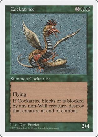Cockatrice - Fifth Edition - Magic: The Gathering