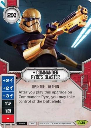 Commander Pyre's Blaster (Card Only) - Covert Missions - Star Wars: Destiny