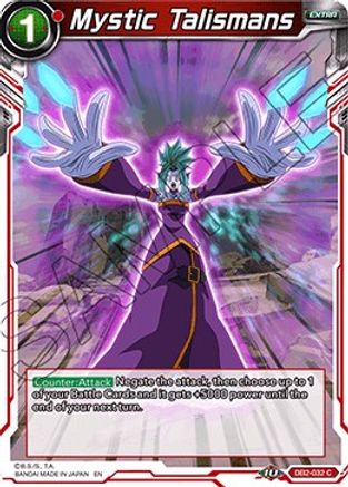 Mystic Talismans - Draft Box 05 - Divine Multiverse - Dragon Ball Super CCG