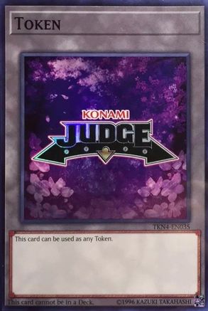 Official Judge Token: TKN4-EN035 - Judge Promotional Cards - YuGiOh