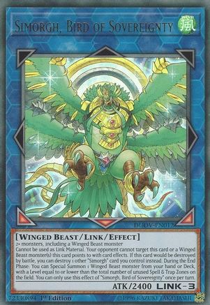 Simorgh, Bird of Sovereignty - Duel Overload - YuGiOh