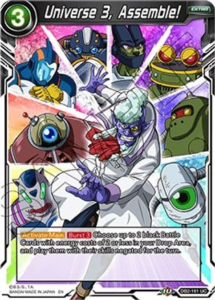 Universe 3, Assemble! - Draft Box 05 - Divine Multiverse - Dragon Ball ...