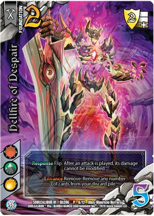 Hellfire of Despair - Soul Calibur VI DLC - UniVersus