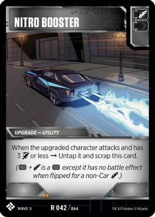 Nitro Booster - Titan Masters Attack - Transformers TCG