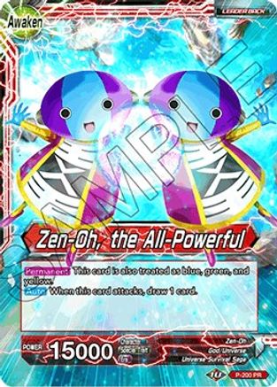 Zen-Oh // Zen-Oh, the All-Powerful - Promotion Cards - Dragon Ball ...