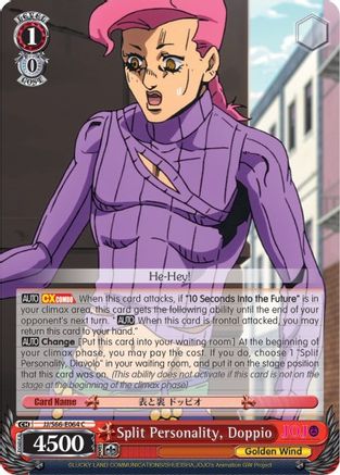 Split Personality, Doppio - JoJo's Bizarre Adventure: Golden Wind ...