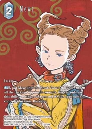 Mewt (Full Art) - Opus XI - Final Fantasy TCG