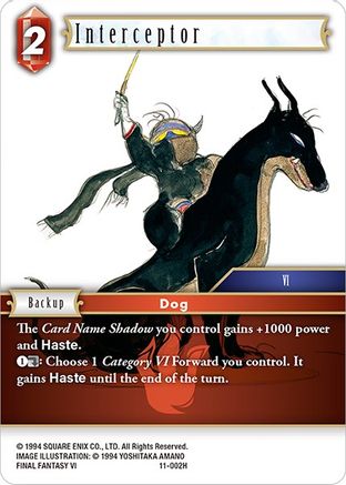 Interceptor - Opus XI - Final Fantasy TCG