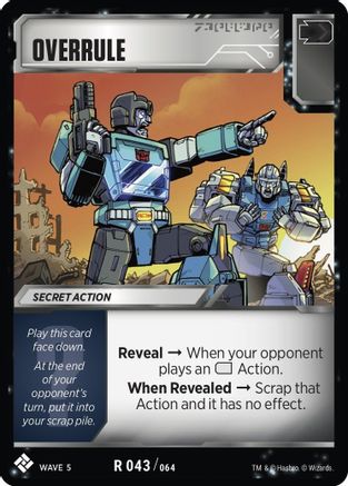Overrule - Titan Masters Attack - Transformers TCG