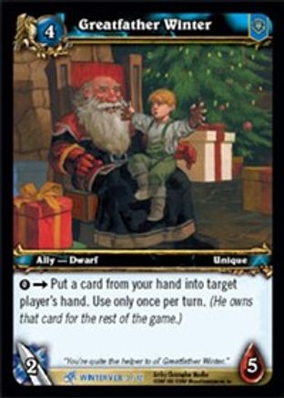 Greatfather Winter - Feast of Winter Veil - WoW