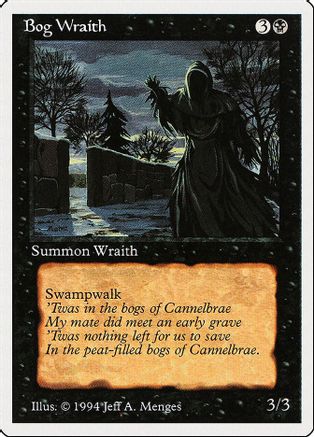 Bog Wraith - Summer Magic - Magic: The Gathering