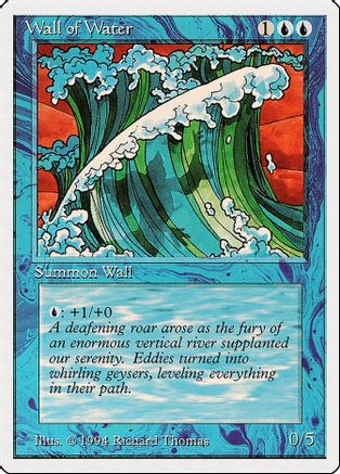 Wall of Water - Summer Magic - Magic: The Gathering