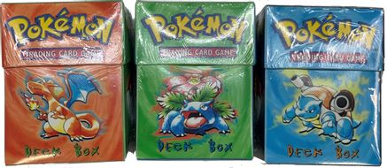 Blastoise // Charizard // Venusaur Deck Boxes - Set of 3 (1999) - Ultra ...