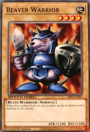 Beaver Warrior - Speed Duel Decks: Match of the Millennium - YuGiOh