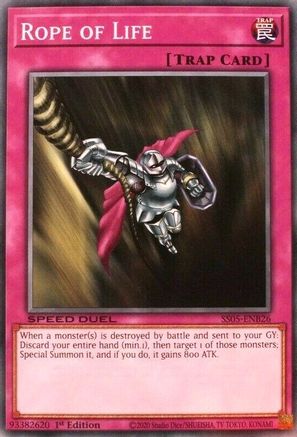 Rope of Life - Speed Duel Decks: Twisted Nightmares - YuGiOh