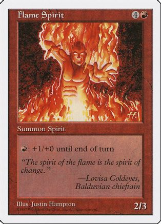 Flame Spirit - Fifth Edition - Magic: The Gathering