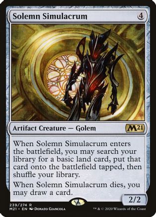 Solemn Simulacrum - Core Set 2021 - Magic: The Gathering