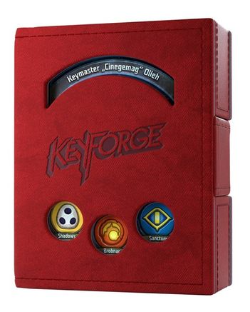 GameGenic KeyForge Deck Book - Red - GameGenic Deck Boxes - Deck Boxes