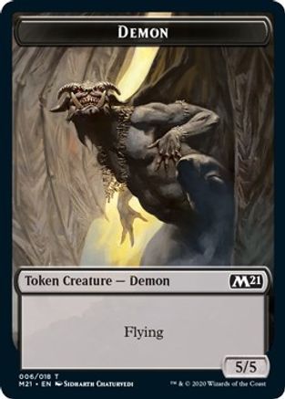 Demon Token - Core Set 2021 - Magic: The Gathering