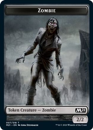 Zombie Token - Core Set 2021 - Magic: The Gathering