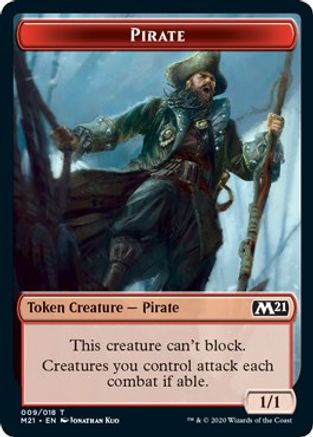 Pirate Token - Core Set 2021 - Magic: The Gathering