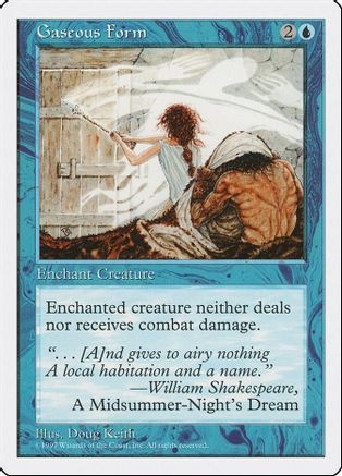Gaseous Form - Fifth Edition - Magic: The Gathering