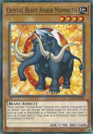 Crystal Beast Amber Mammoth - Legendary Duelists: Season 1 - YuGiOh
