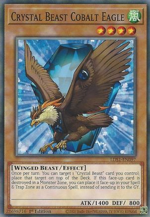 Crystal Beast Cobalt Eagle - Legendary Duelists: Season 1 - YuGiOh