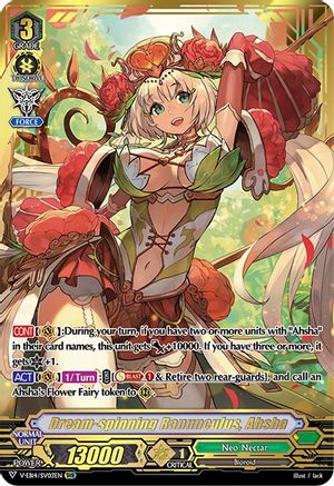 Dream-spinning Ranunculus, Ahsha (SVR) - V-EB14: The Next Stage - Cardfight Vanguard