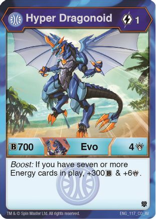 Hyper Dragonoid - Armored Elite - Bakugan TCG