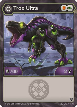 Trox Ultra (212) - Armored Elite - Bakugan TCG