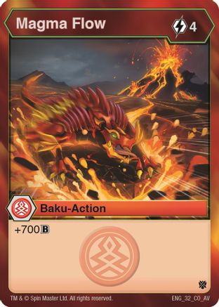 Magma Flow - Armored Elite - Bakugan TCG