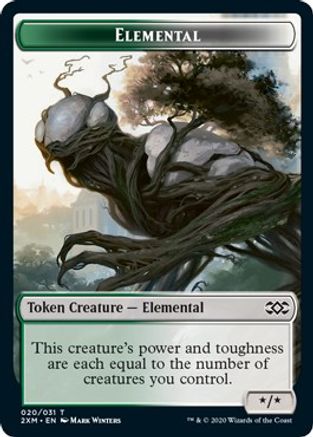 Elemental Token - Double Masters - Magic: The Gathering