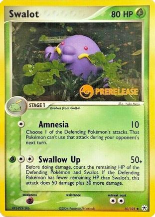 Swalot - 050/101 (Prerelease) - Nintendo Promos - Pokemon