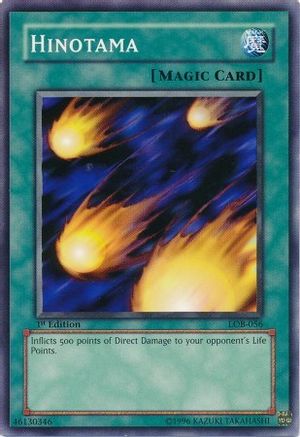 Hinotama - The Legend of Blue Eyes White Dragon - YuGiOh