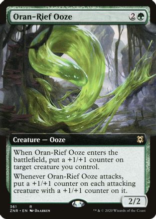 Oran-Rief Ooze (Extended Art) - Zendikar Rising - Magic: The Gathering