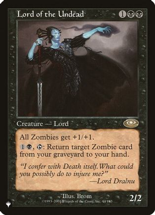 Lord of the Undead - The List Reprints - Magic: The Gathering