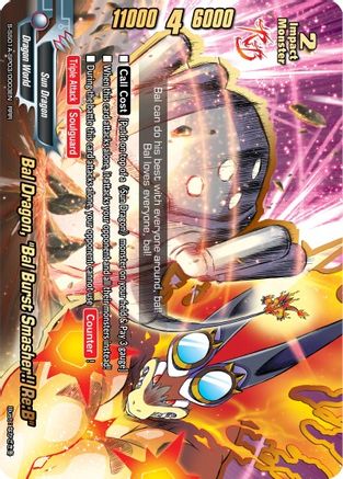 Bal Dragon, "Bal Burst Smasher!! Re:B" - Buddy Ragnarok - Future Card ...