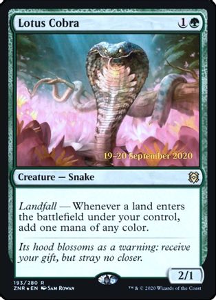 Lotus Cobra - Prerelease Cards - Magic: The Gathering